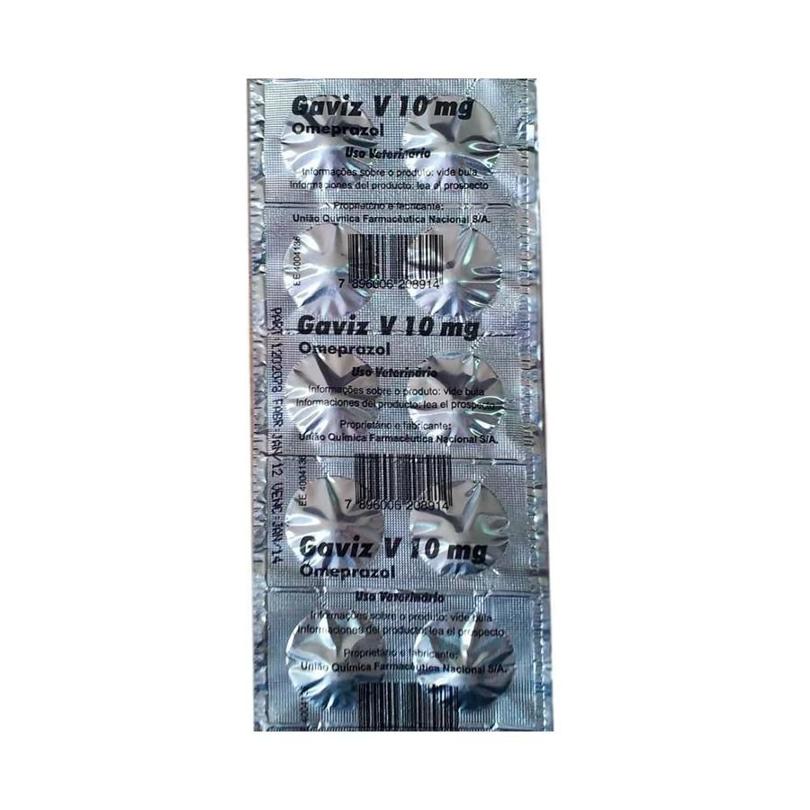 Gaviz V Omeprazol 10mg Blister Com 10 Comprimidos
