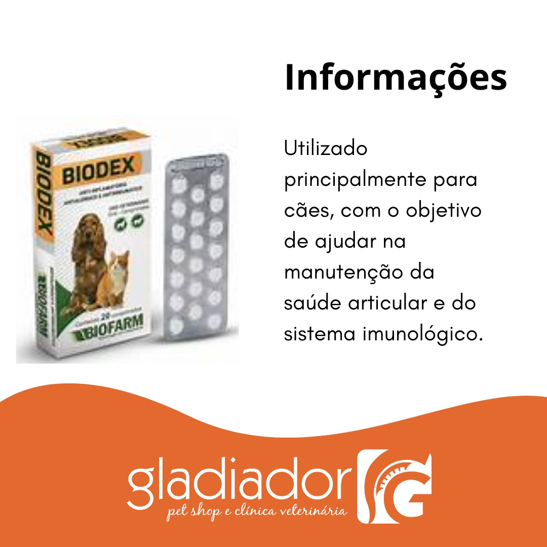 Biodex Com 20 Comprimidos