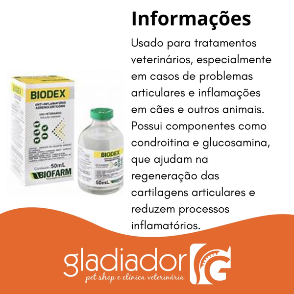 Biodex Injetável 50ml